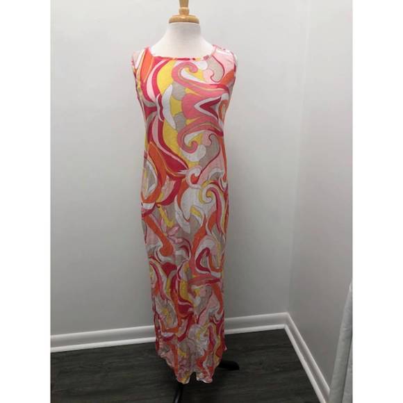David Cline | Dresses | New David Cline Sleeveless Maxi Dress In Mango ...